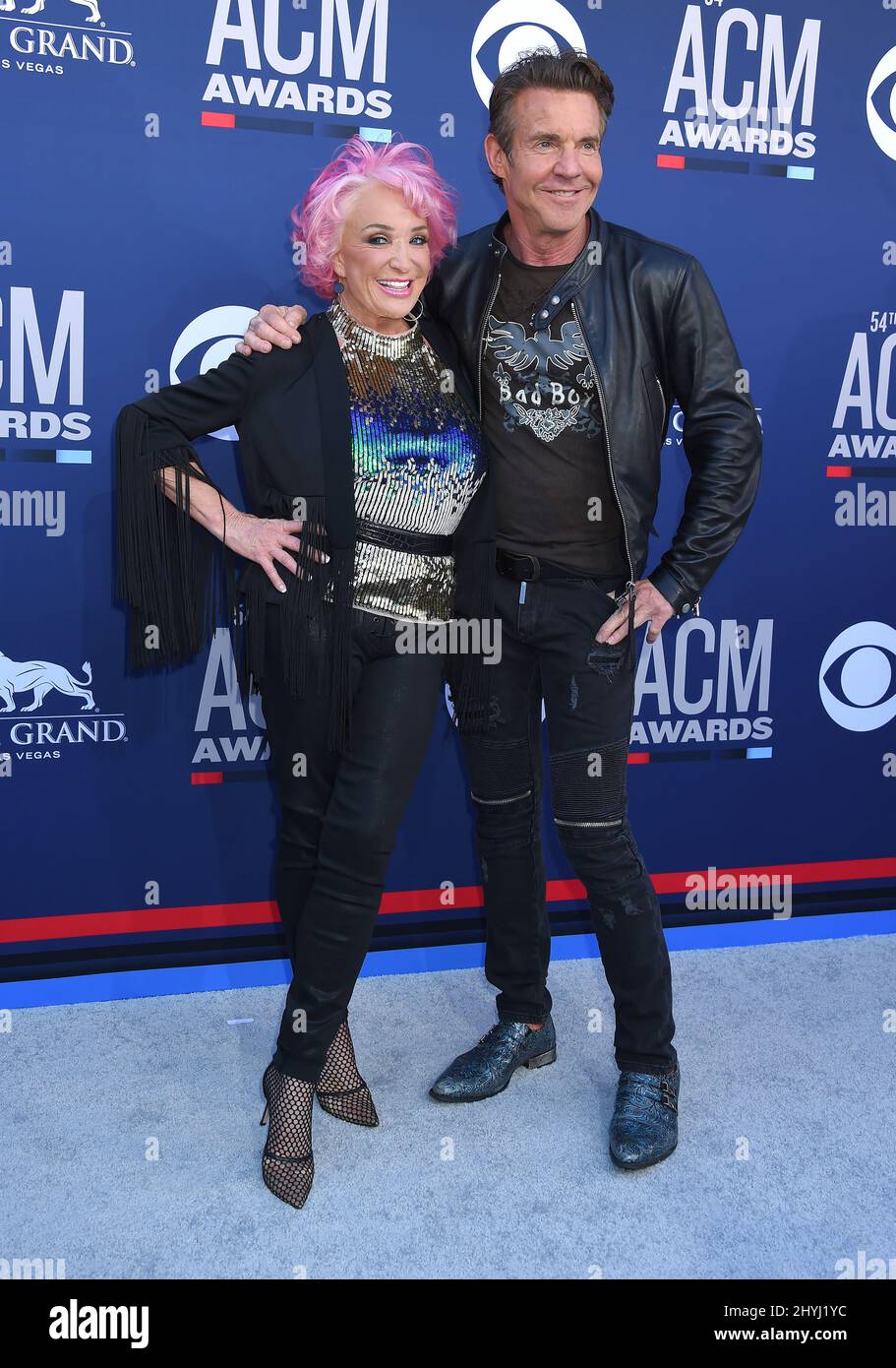 Tanya Tucker and Dennis Quaid at the 54th Academy of Country Music ...