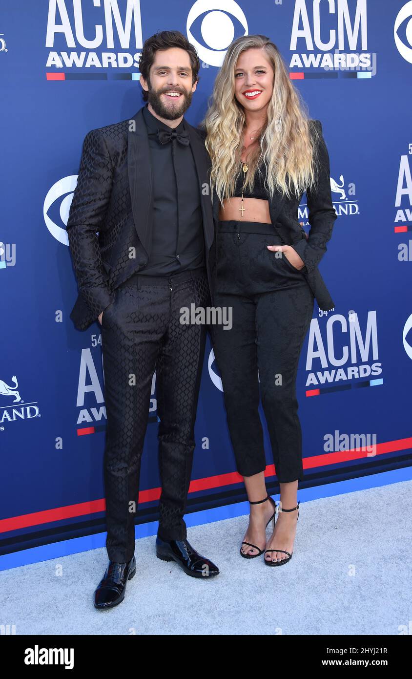 Thomas Rhett and Lauren Gregory at the 54th Academy of Country Music ...