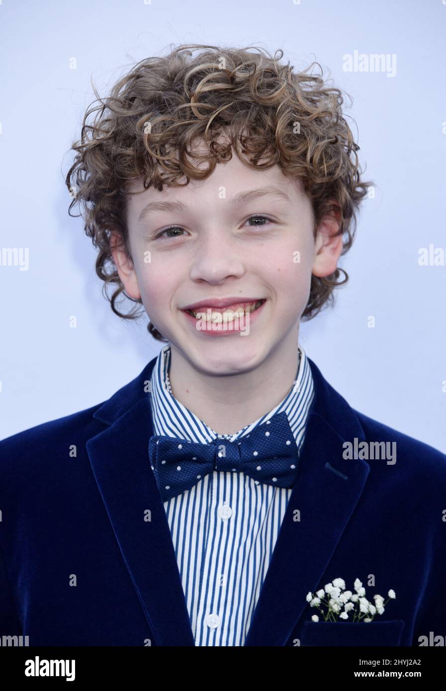 Tucker Meek attending the Los Angeles premiere of Little Stock Photo ...