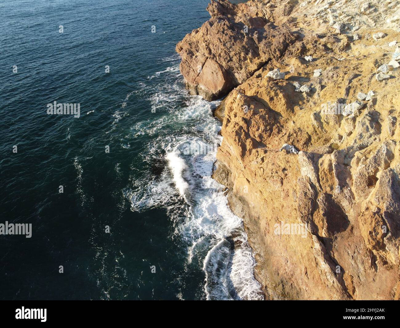 Dragon head arise from the water - The rock or lava formation with the ...