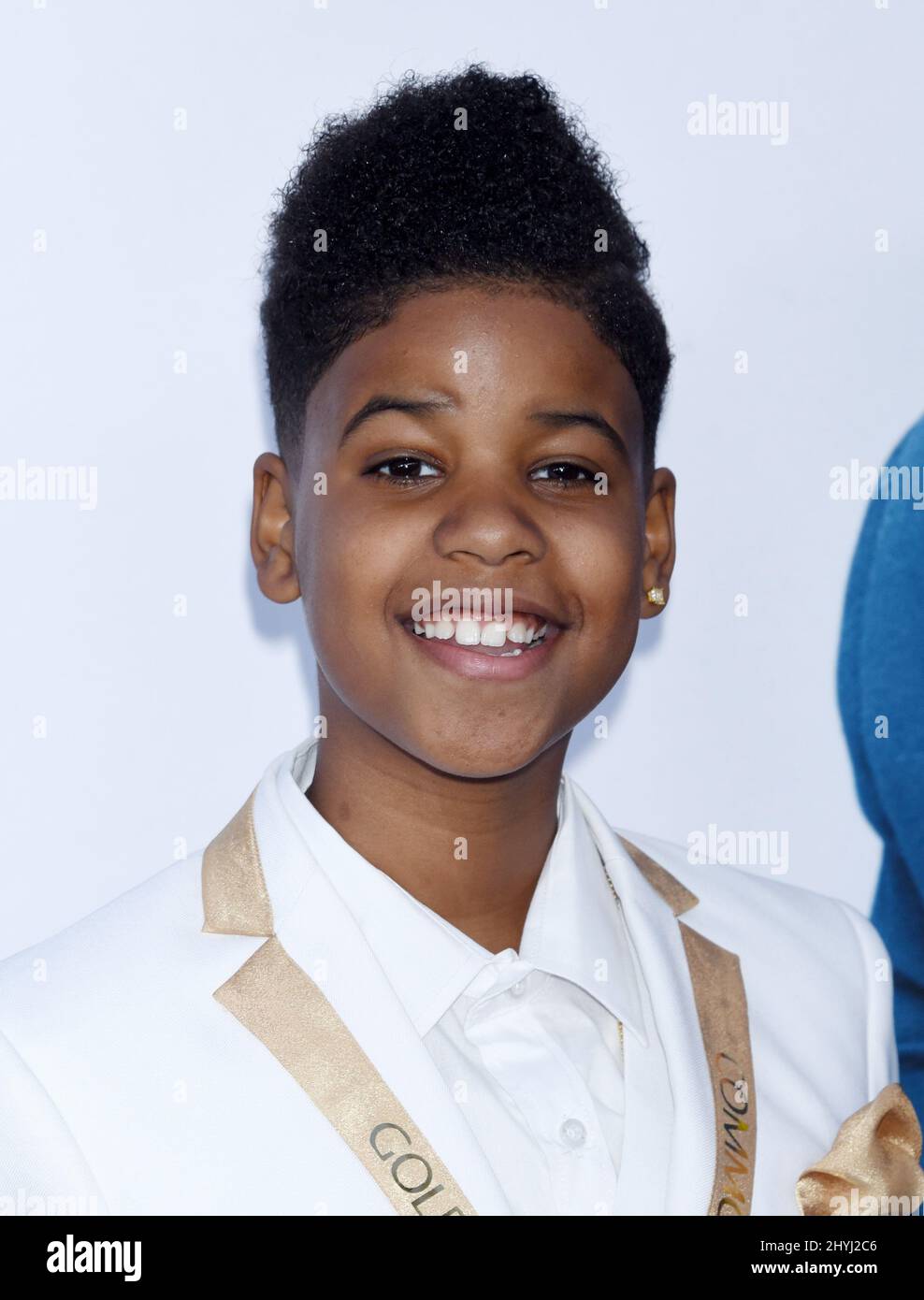 JD McCrary attending the Los Angeles premiere of Little Stock Photo - Alamy