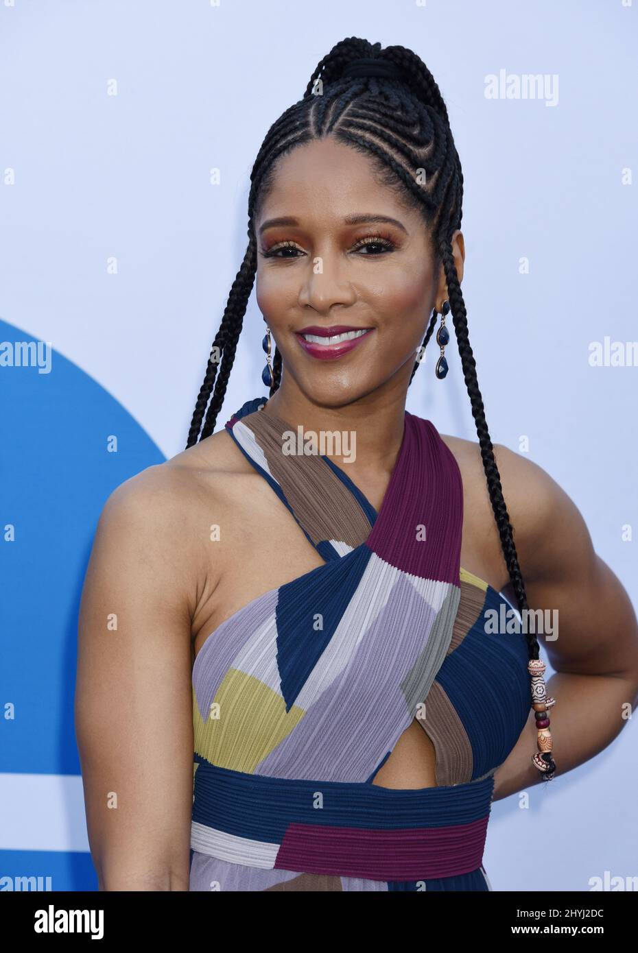 Noree Victoria attending the Los Angeles premiere of Little Stock Photo ...