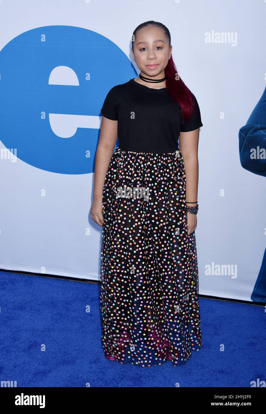 Marley Taylor attending the Los Angeles premiere of Little Stock Photo ...