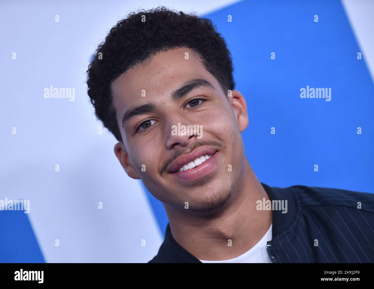 Marcus Scribner attending the Los Angeles premiere of Little Stock ...