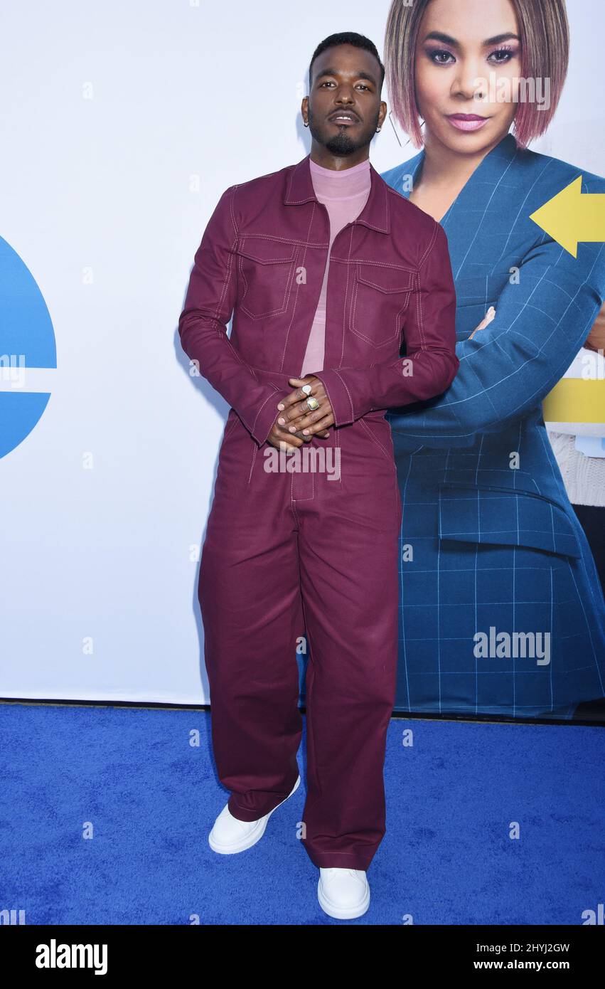 Luke James attending the Los Angeles premiere of Little Stock Photo - Alamy