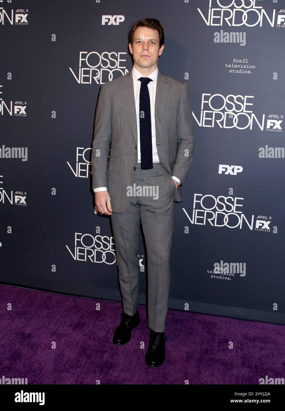 Jake Lacy attending FX's 'Fosse/Verdon' Premiere held at the Gerald ...