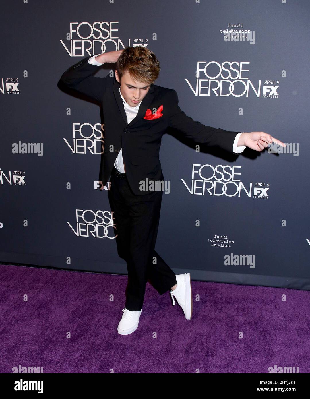 Justin Michael Gazzillo attending FX's 'Fosse/Verdon' Premiere held at ...