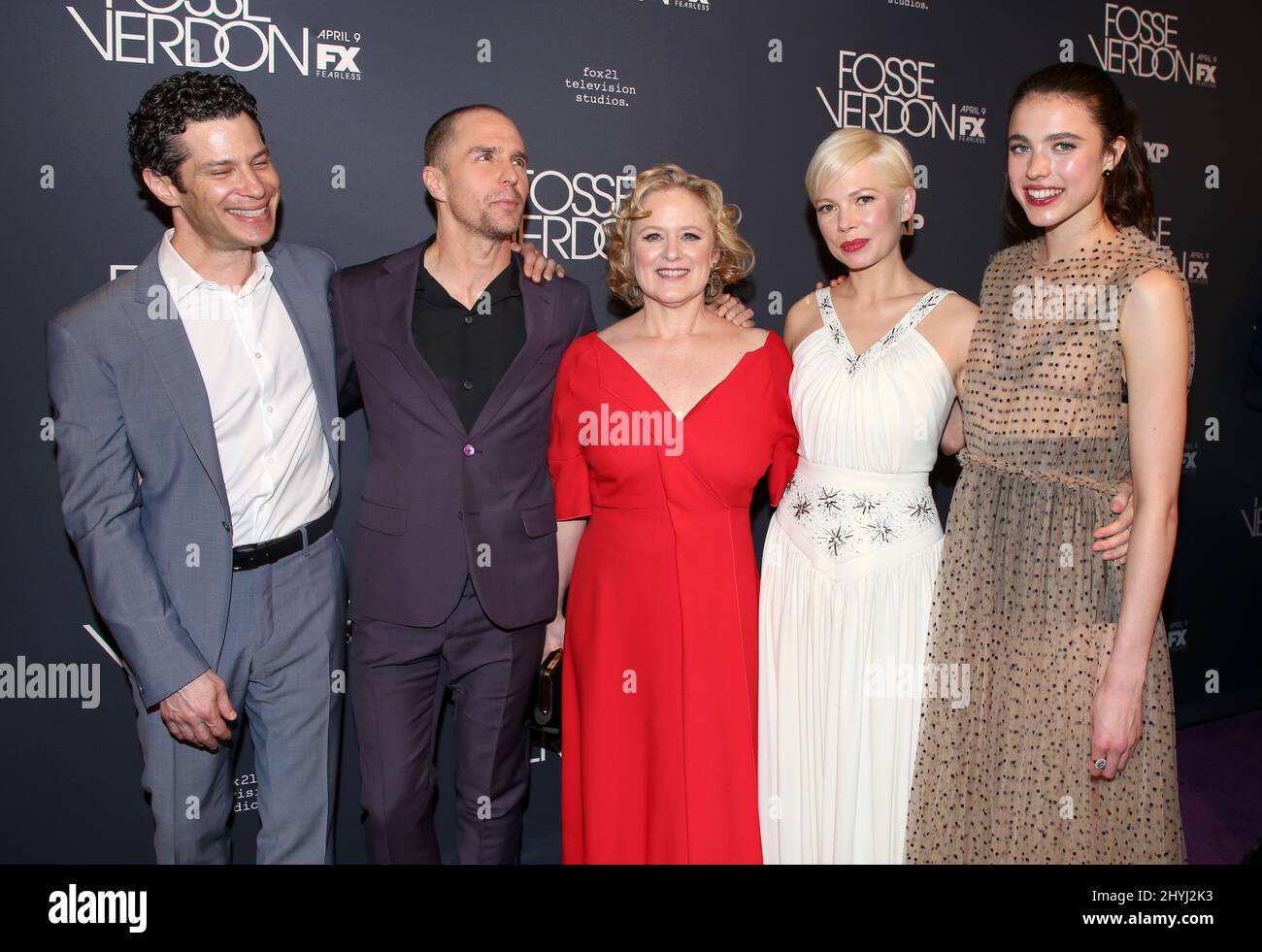 Thomas Kail, Sam Rockwell, Nicole Fosse, Michelle Williams & Mar ...