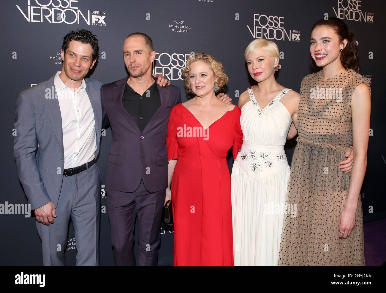 Thomas Kail, Sam Rockwell, Nicole Fosse, Michelle Williams & Mar ...