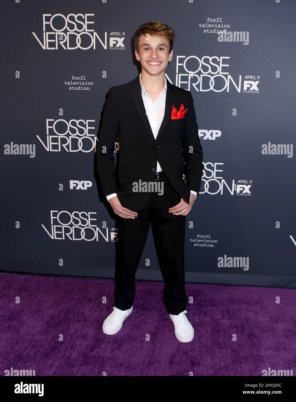 Justin Michael Gazzillo attending FX's 'Fosse/Verdon' Premiere held at ...