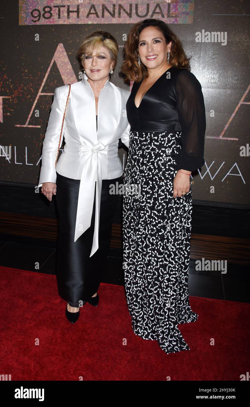 Angelica Vale and Angelica Maria attending the Hollywood Chamber of ...