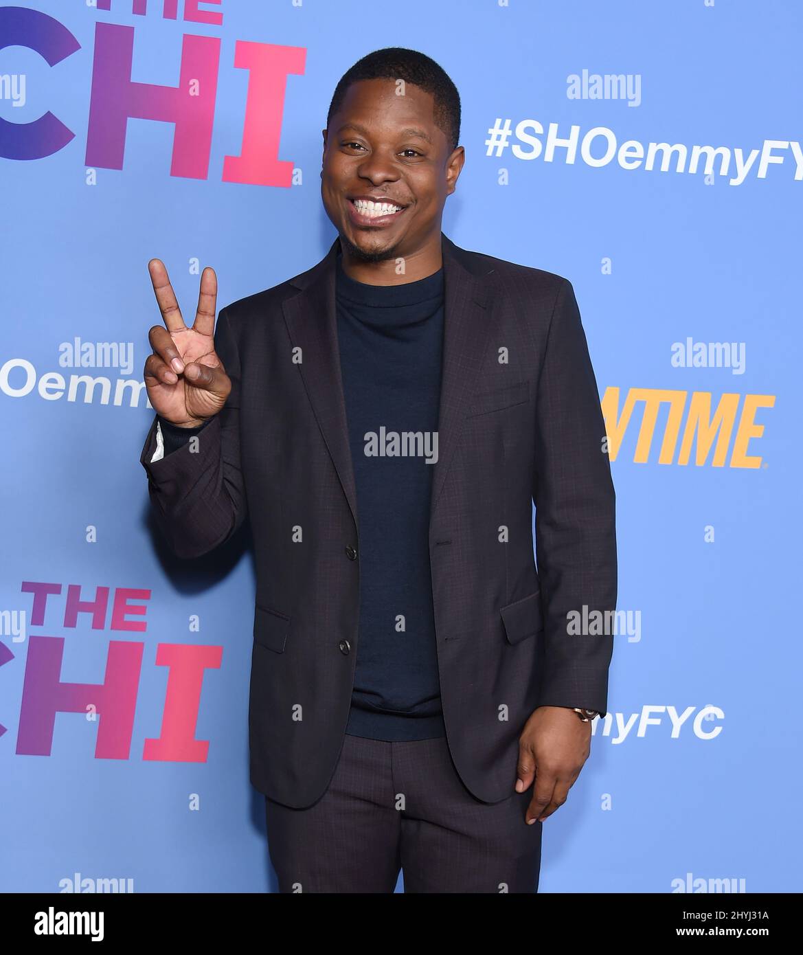 Jason Mitchell attending the 'The Chi' FYC Event at Pacific Design ...