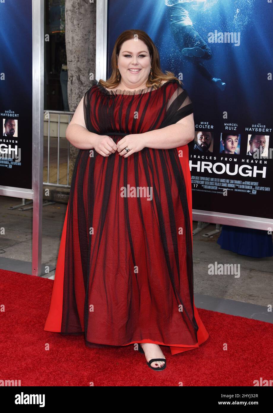 Chrissy Metz attending the Breakthrough Los Angeles Premiere held at ...