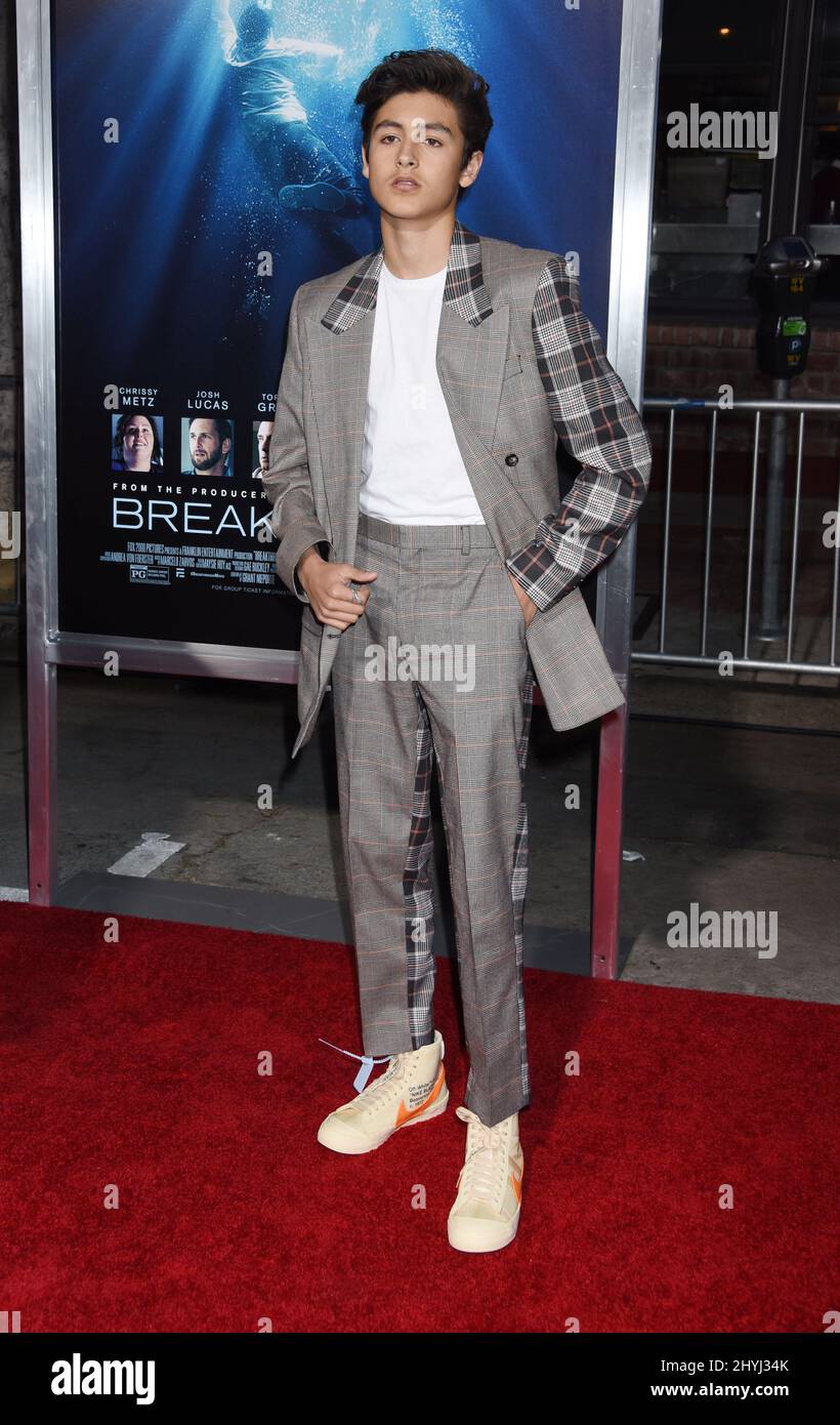 Marcel Ruiz attending the Breakthrough Los Angeles Premiere held at the ...