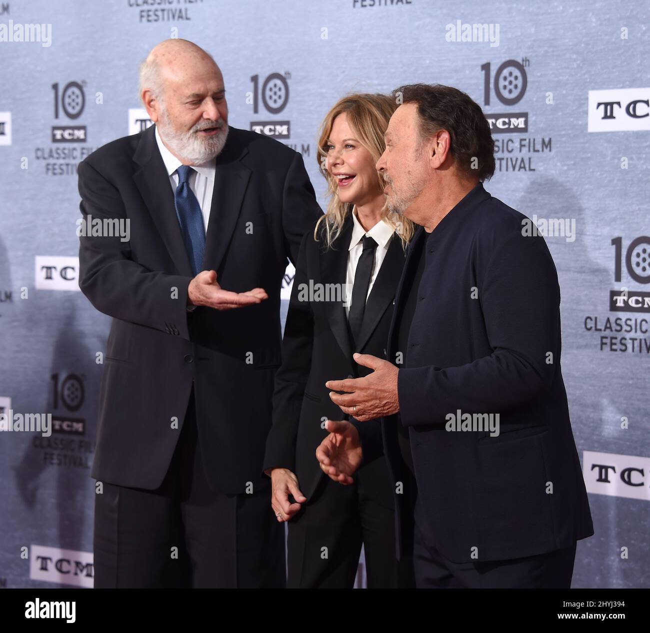 Rob Reiner, Meg Ryan and Billy Crystal attending the 30th anniversary ...