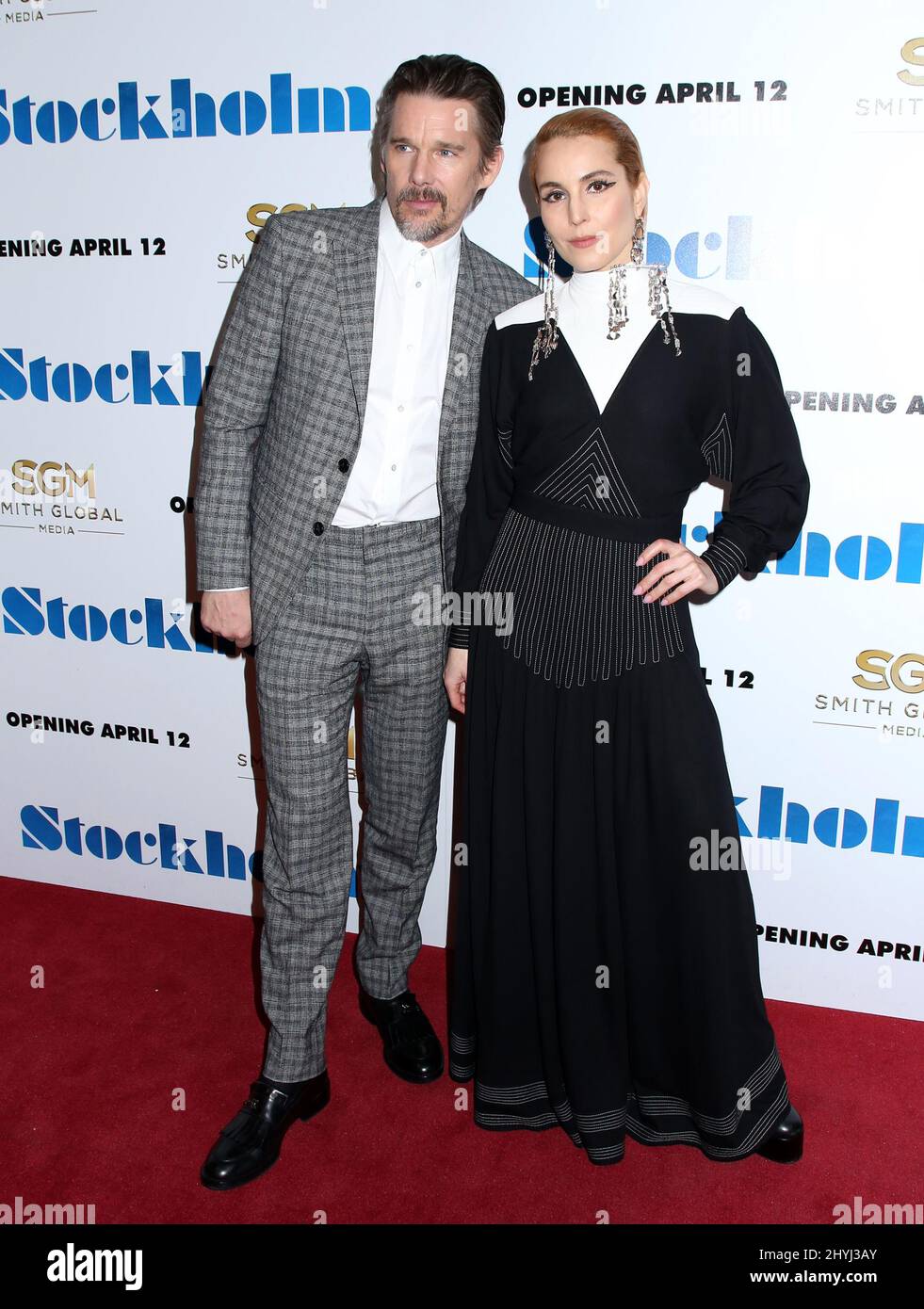 Ethan Hawke & Noomi Rapace attending the 'Stockholm' New York Premiere held at MoMA Celeste ...
