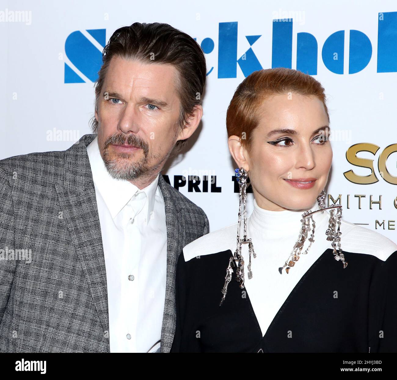 Ethan Hawke & Noomi Rapace attending the 'Stockholm' New York Premiere held at MoMA Celeste ...