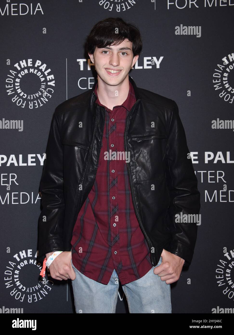 Gianni Decenzo attending the season two premiere of Cobra Kai, in Los ...