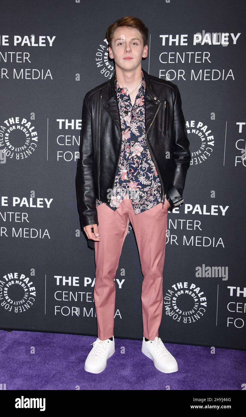 Jacob Bertrand attending the season two premiere of Cobra Kai, in Los ...