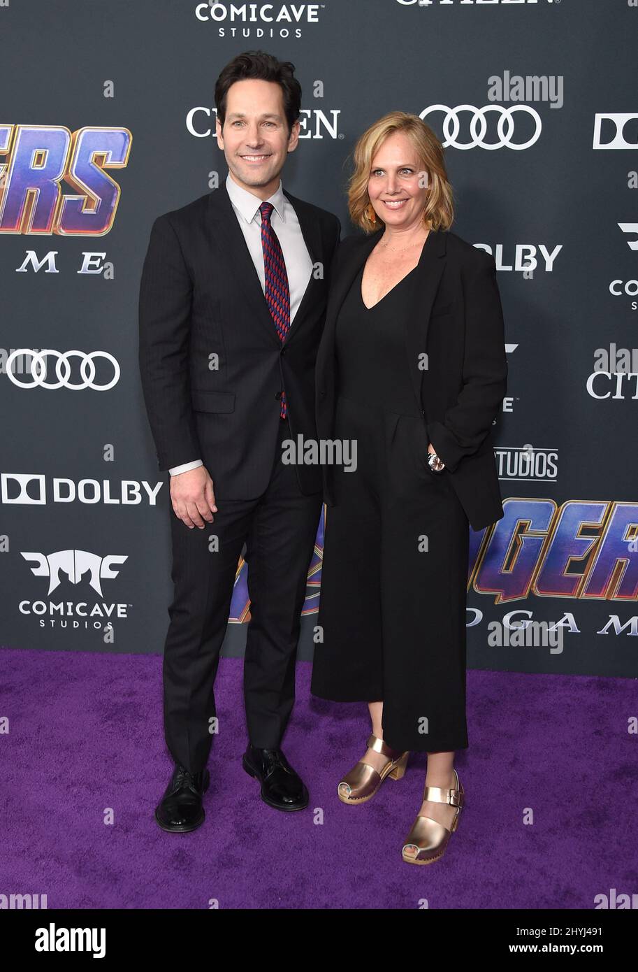 Paul rudd attending world premiere avengers hi-res stock photography ...