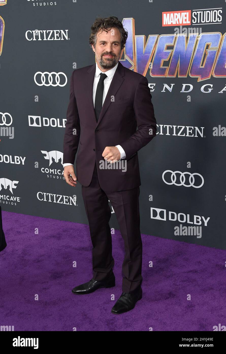Mark Ruffalo attending the world premiere of Avengers: Endgame held at ...