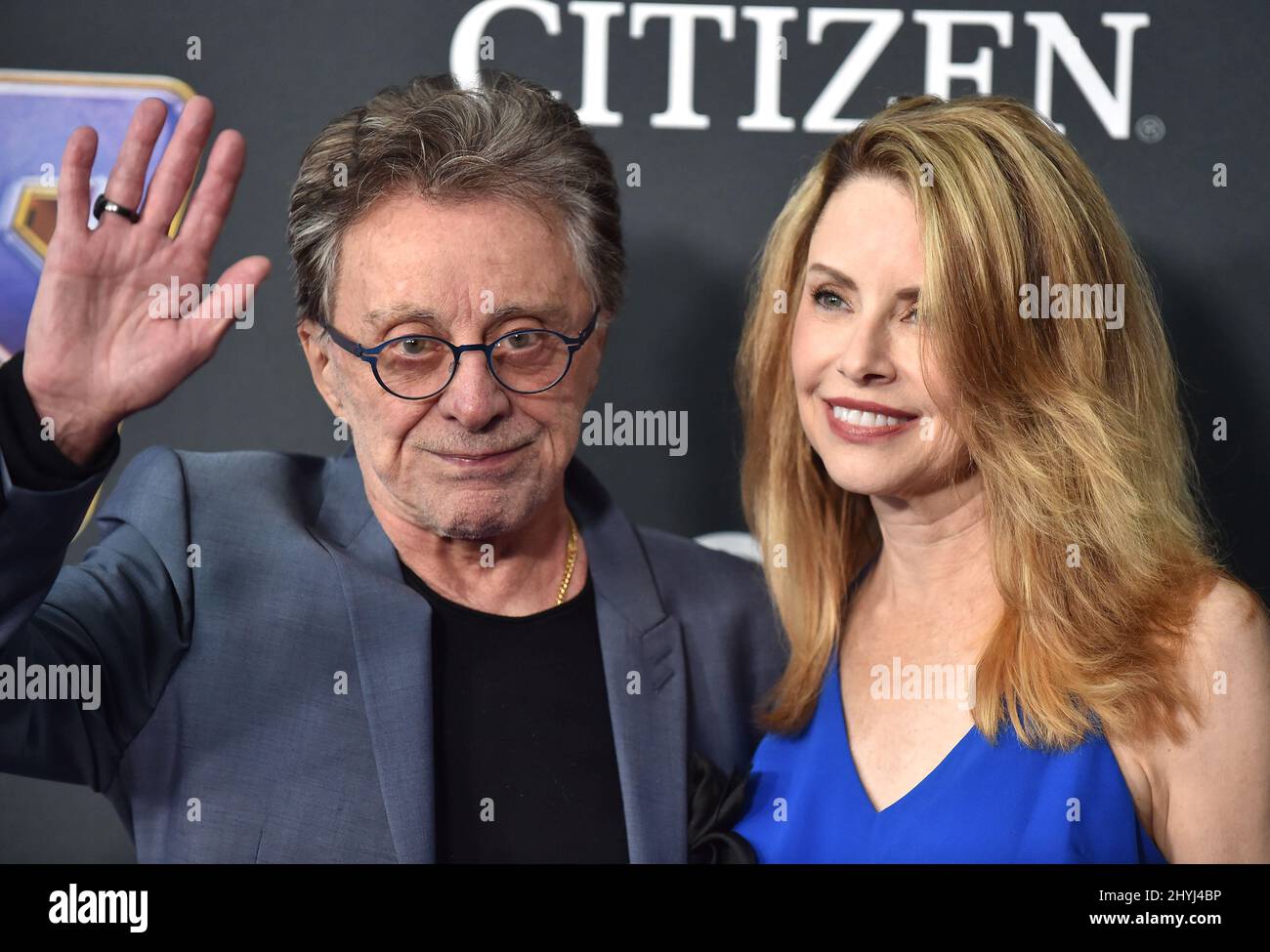 Frankie valli jacqueline jacobs attending world premiere avengers hi ...
