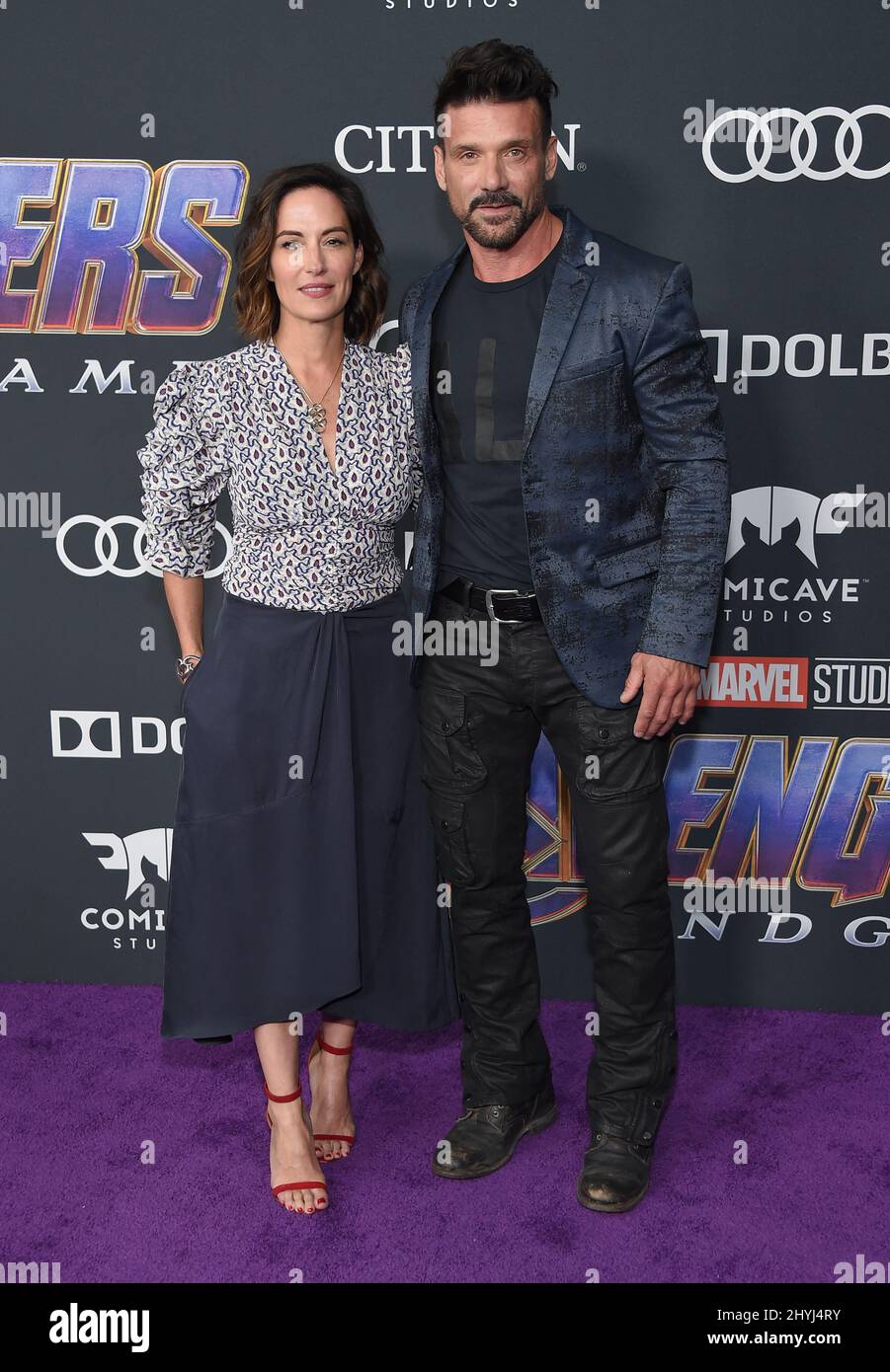 Frank grillo wendy moniz attending world premiere avengers hi-res stock ...
