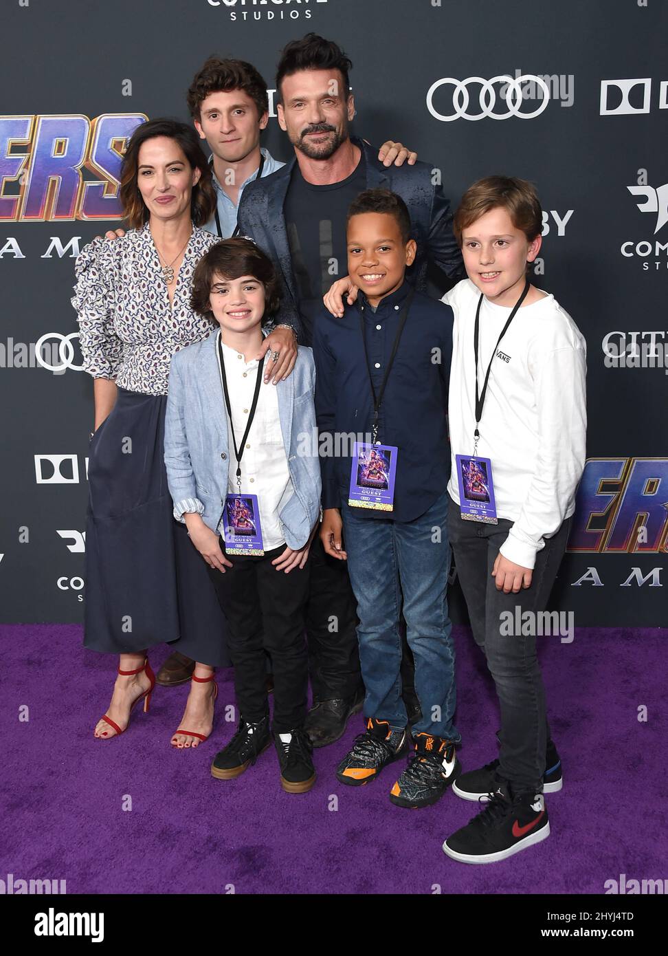 Frank Grillo, Wendy Moniz, Liam Grillo, Rio Joseph Grillo and Re ...