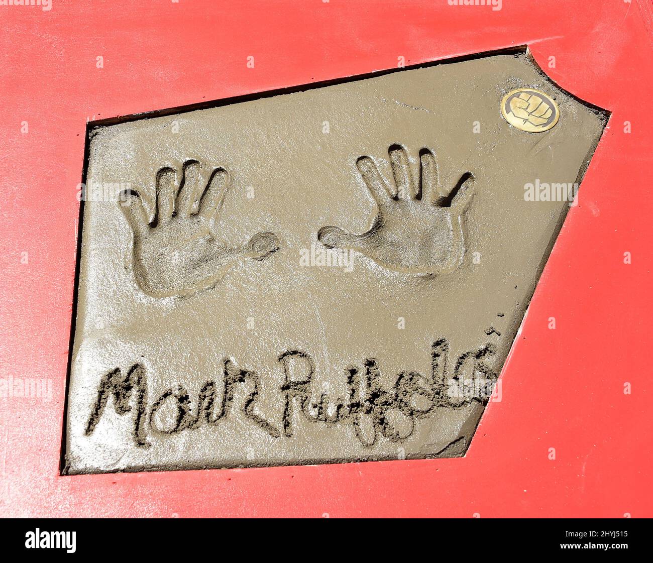 Mark ruffalos handprints hi-res stock photography and images - Alamy