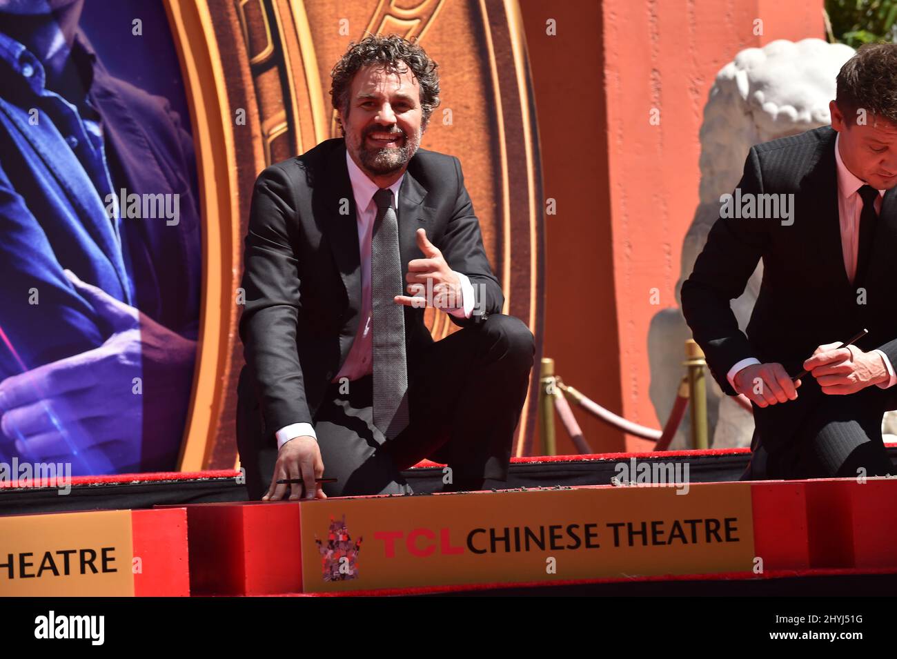 Mark ruffalos handprints hi-res stock photography and images - Alamy