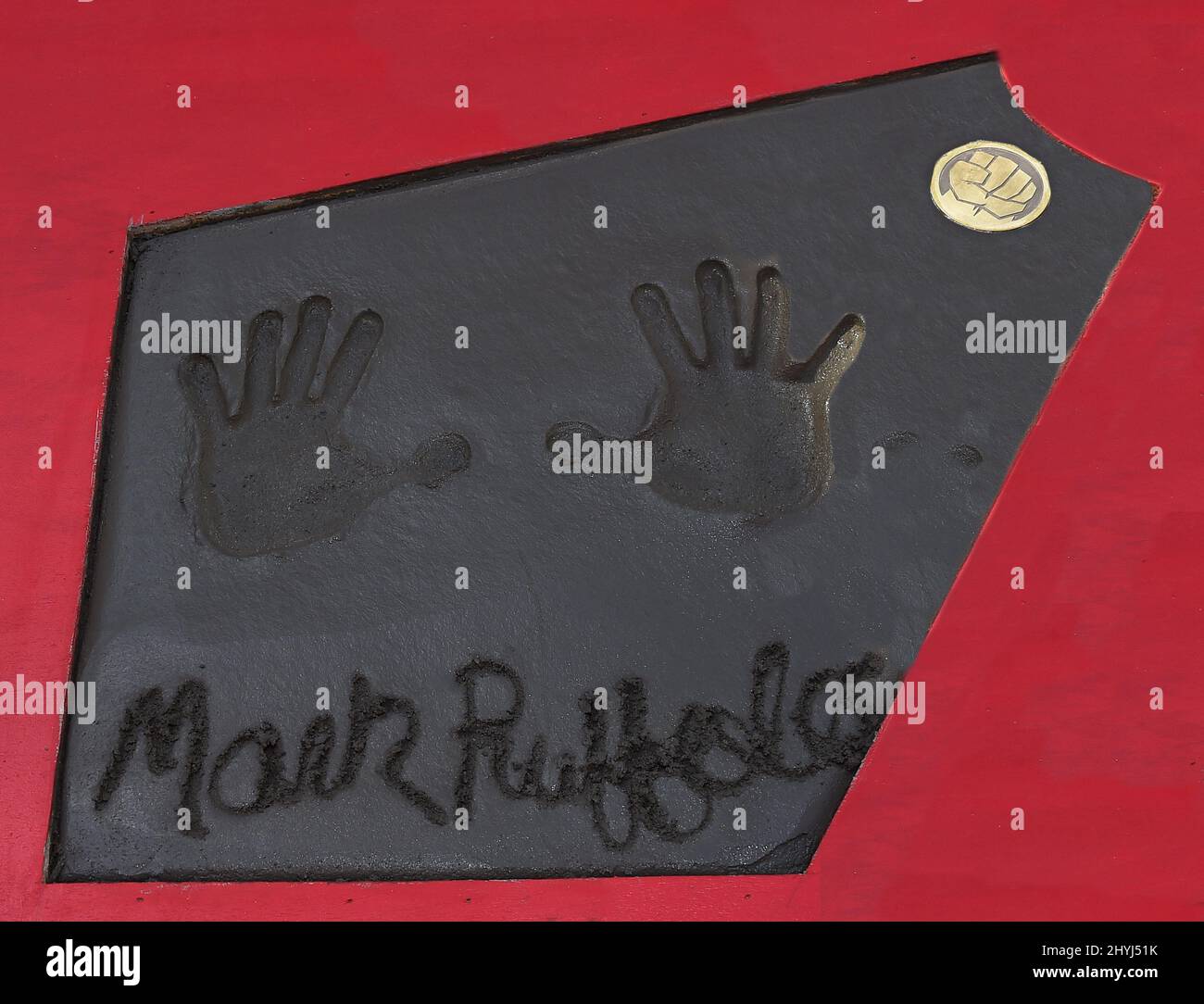 Mark ruffalos handprints hi-res stock photography and images - Alamy