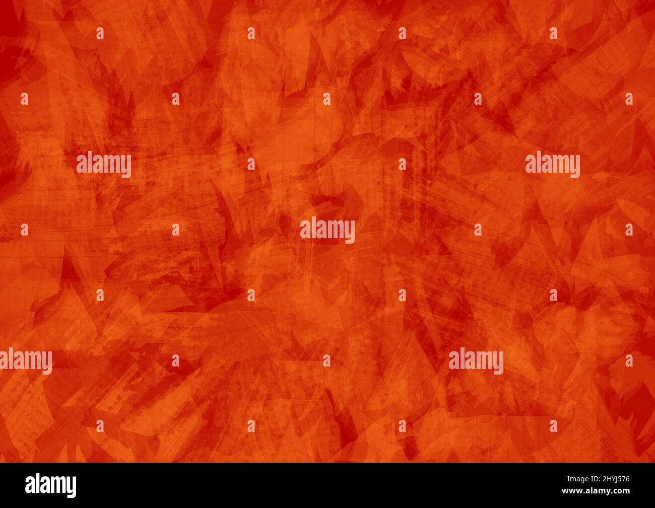 Abstract art background dark orange and red colors. Watercolor painting ...