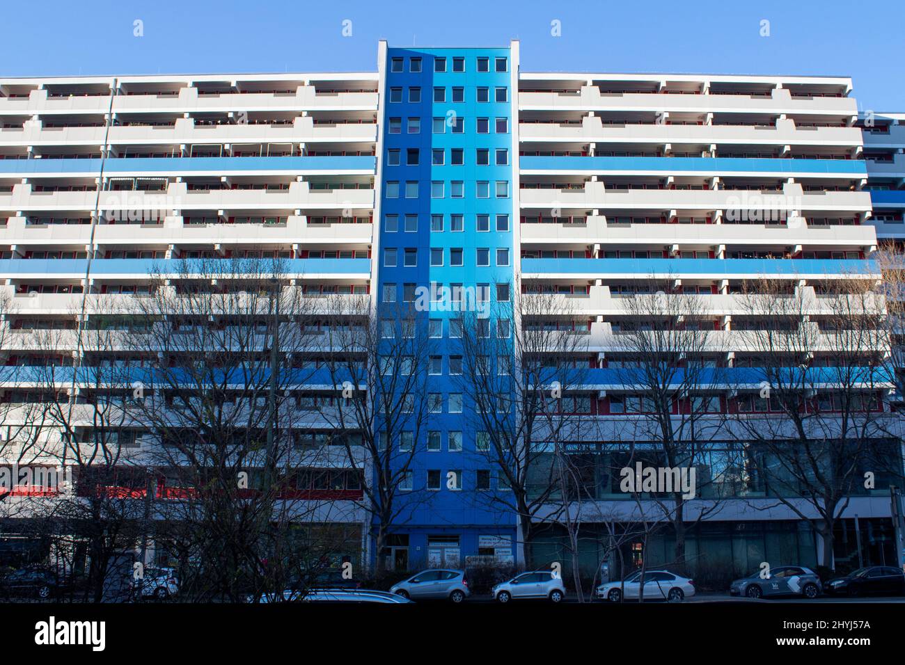 High-rise residential apartment buildings, Komplex Leipziger Strasse, a ...