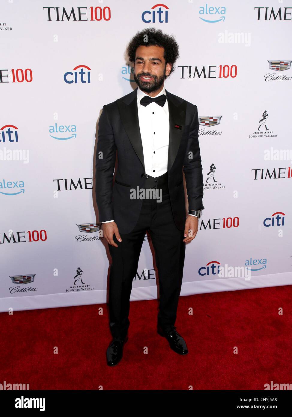 Mohamed Salah attending the 2019 Time 100 Gala at at Frederick P. Rose ...