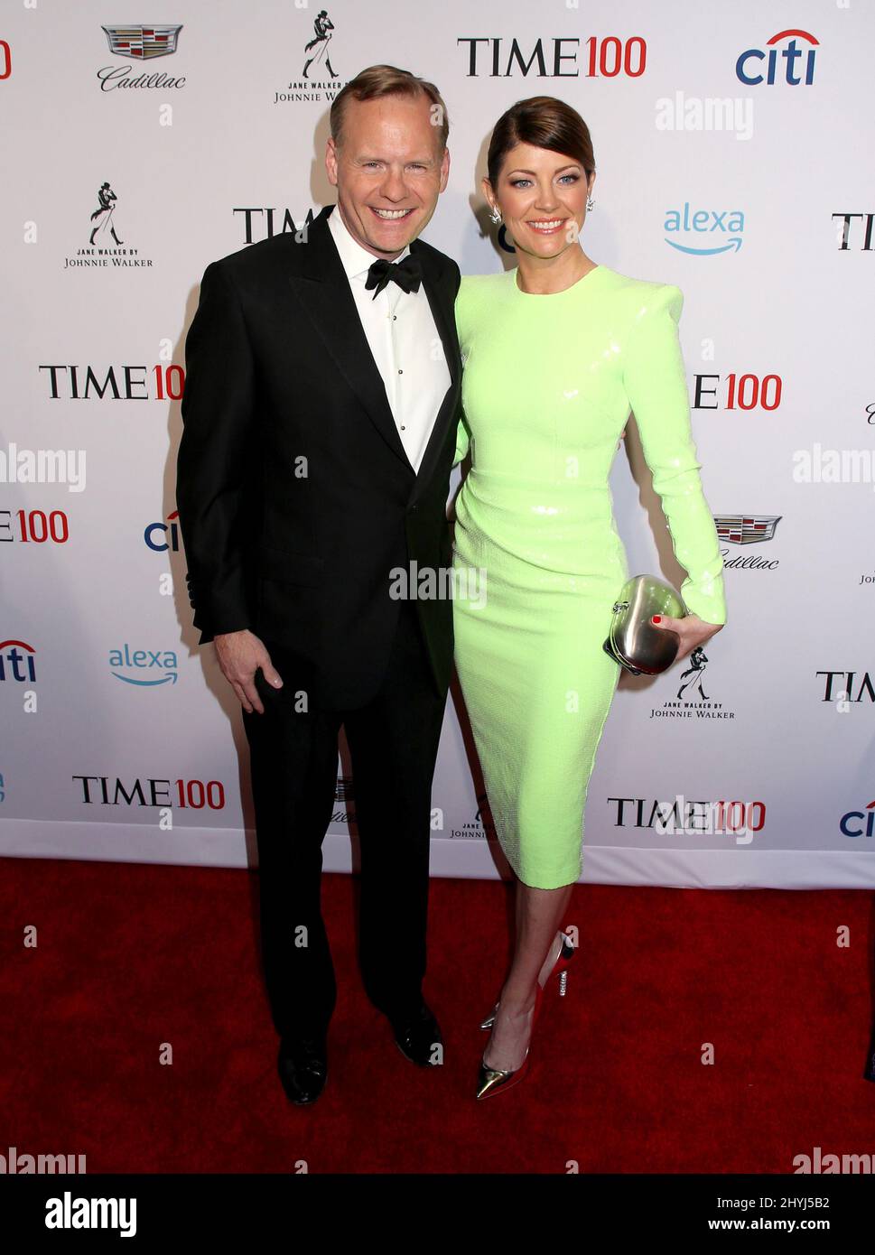 John Dickerson & Norah O'Donnell attending the 2019 Time 100 Gala at at ...