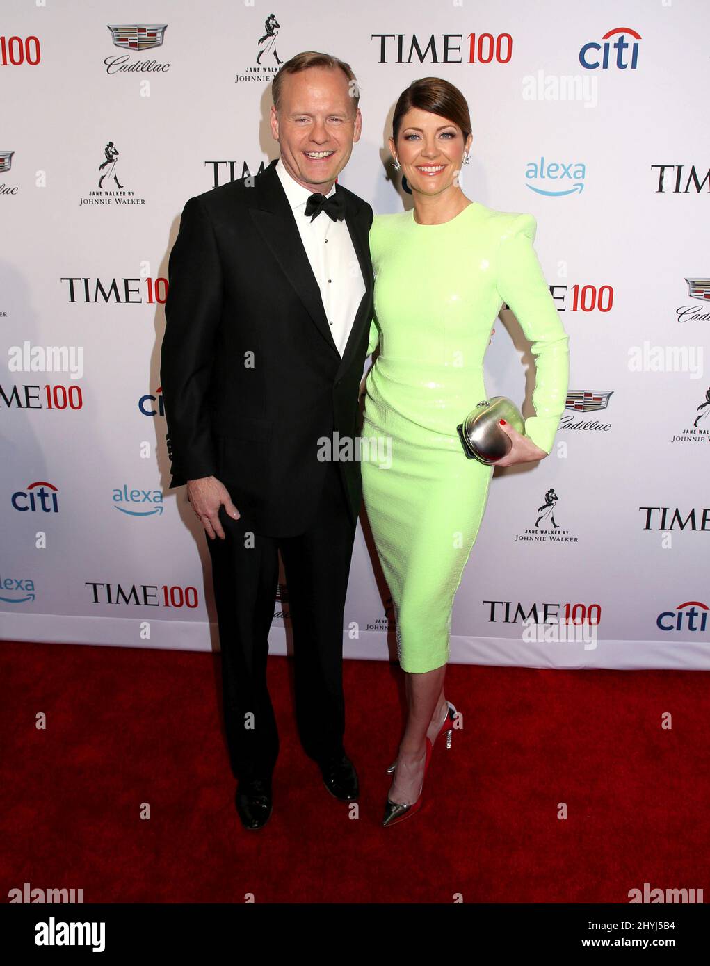 John Dickerson & Norah O'Donnell attending the 2019 Time 100 Gala at at ...