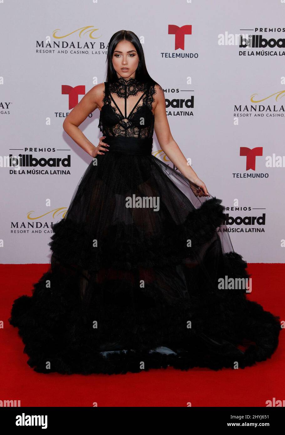 Mariah attending the 2019 Billboard Latin Music Awards held at the ...