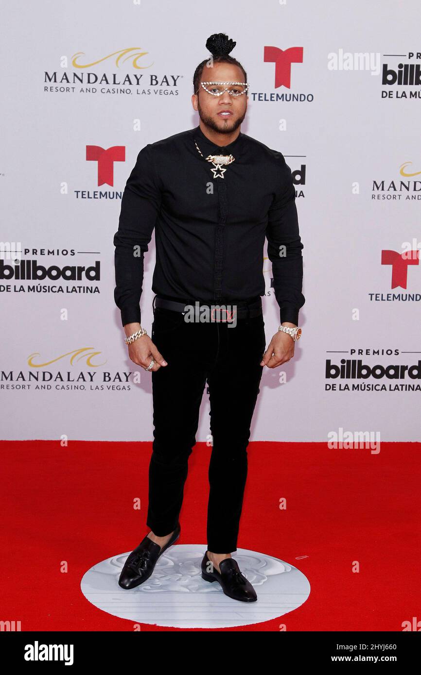 El Alfa attending the 2019 Billboard Latin Music Awards held at the ...