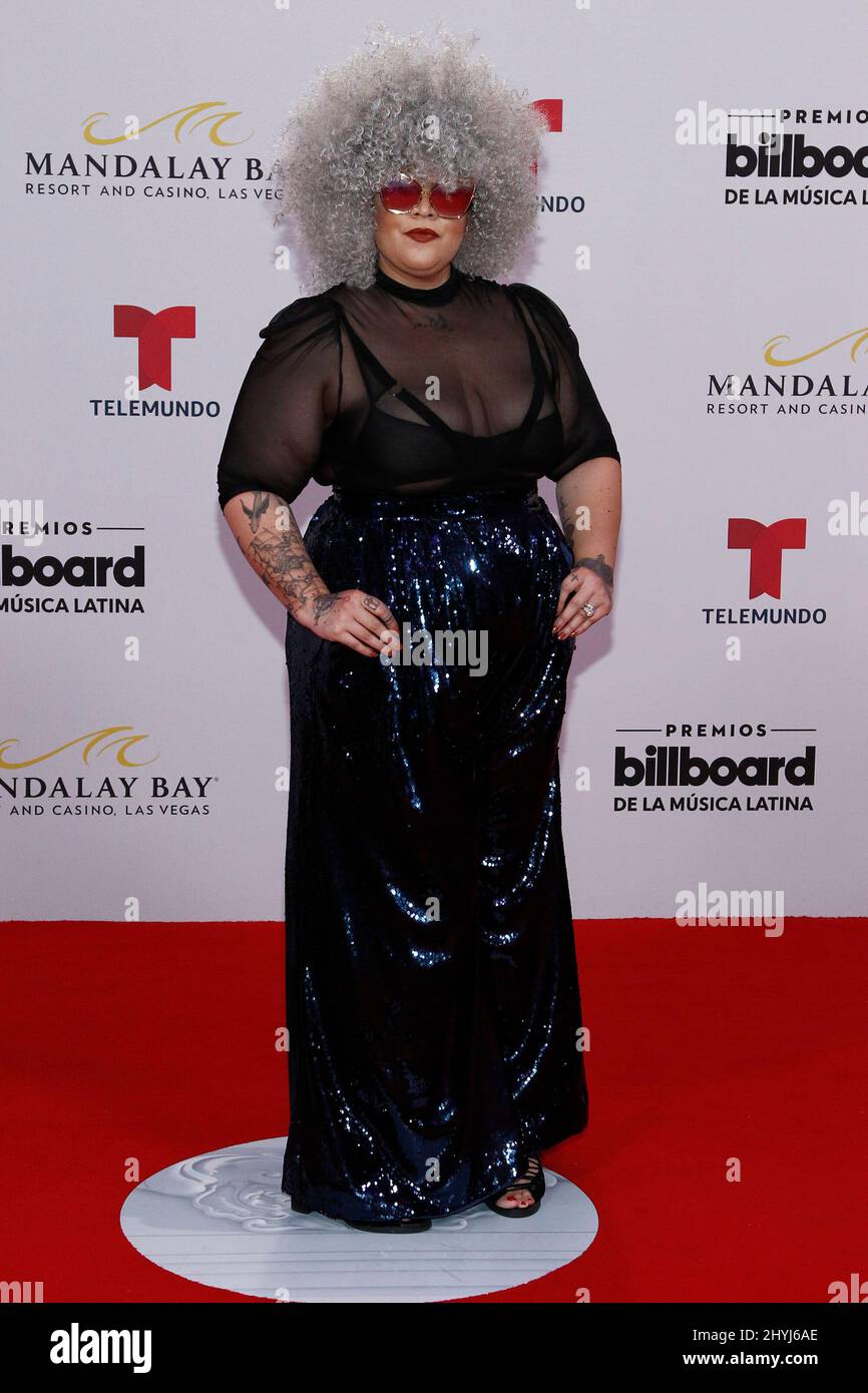 Mari Burelle attending the 2019 Billboard Latin Music Awards held at ...