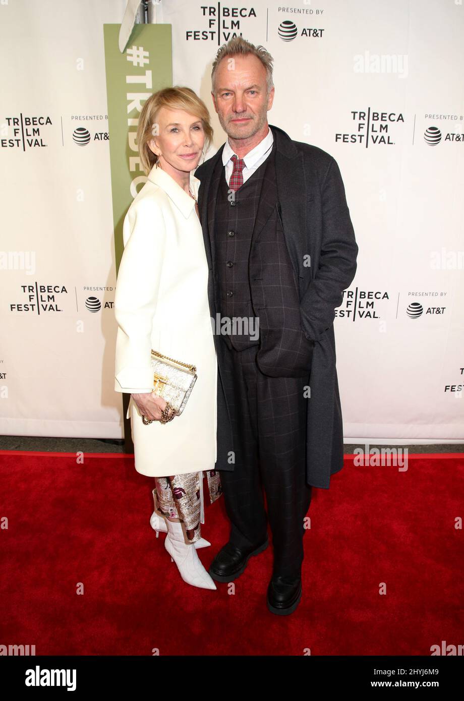 Sting & Trudie Styler attending the 2019 Tribeca Film Festival 'This is ...