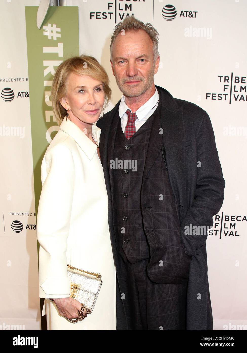 Sting & Trudie Styler attending the 2019 Tribeca Film Festival 'This is ...