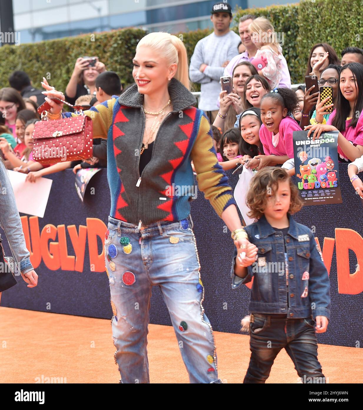 Gwen Stefani and Apollo Rossdale at the world premiere of "Ugly Dolls ...