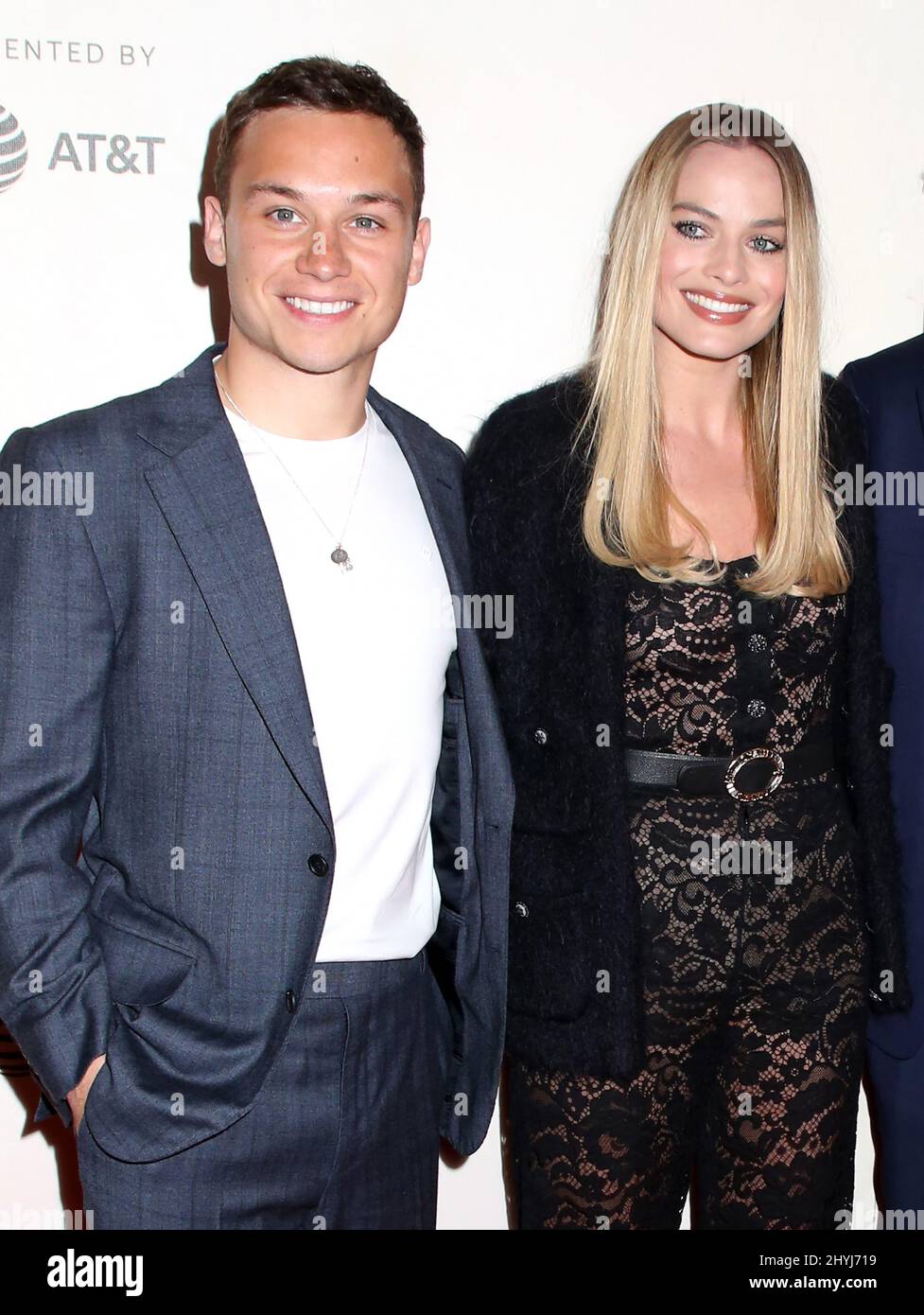 Finn Cole & Margot Robbie attending the 2019 Tribeca Film Festival ...