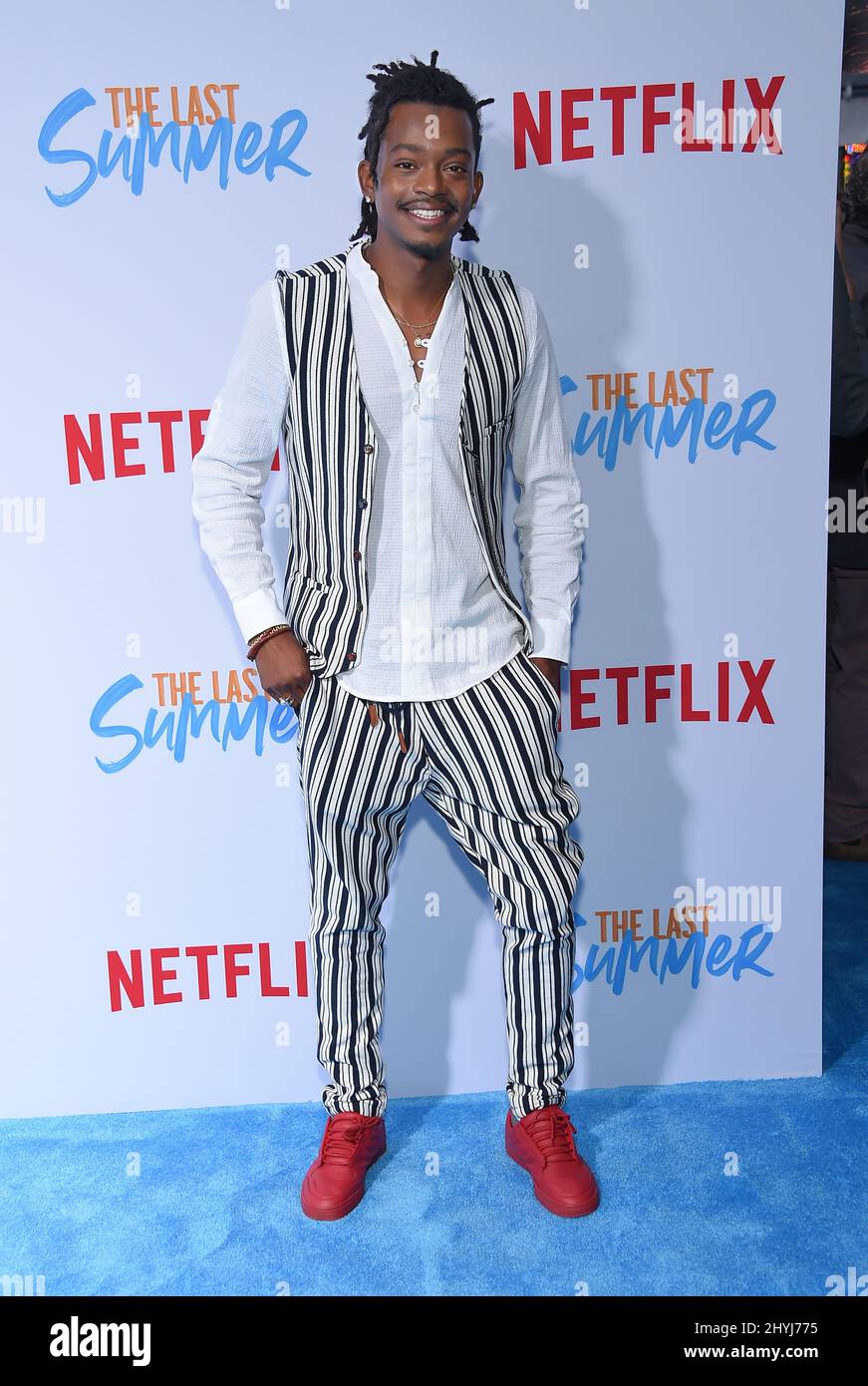 Norman Johnson Jr. arriving to the Netflix's 'The Last Summer' Premiere ...