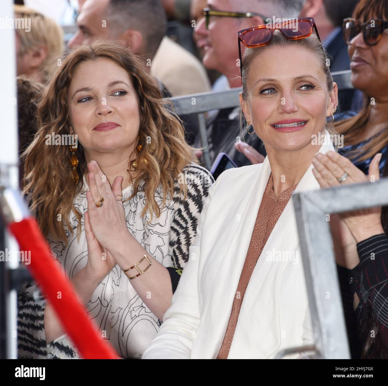 Lucy Liu is joined by Drew Barrymore and Cameron Diaz at her Hollywood ...
