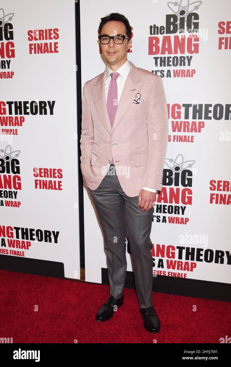Jim Parsons attending the Big Bang Theory Series Finale Party, held at ...