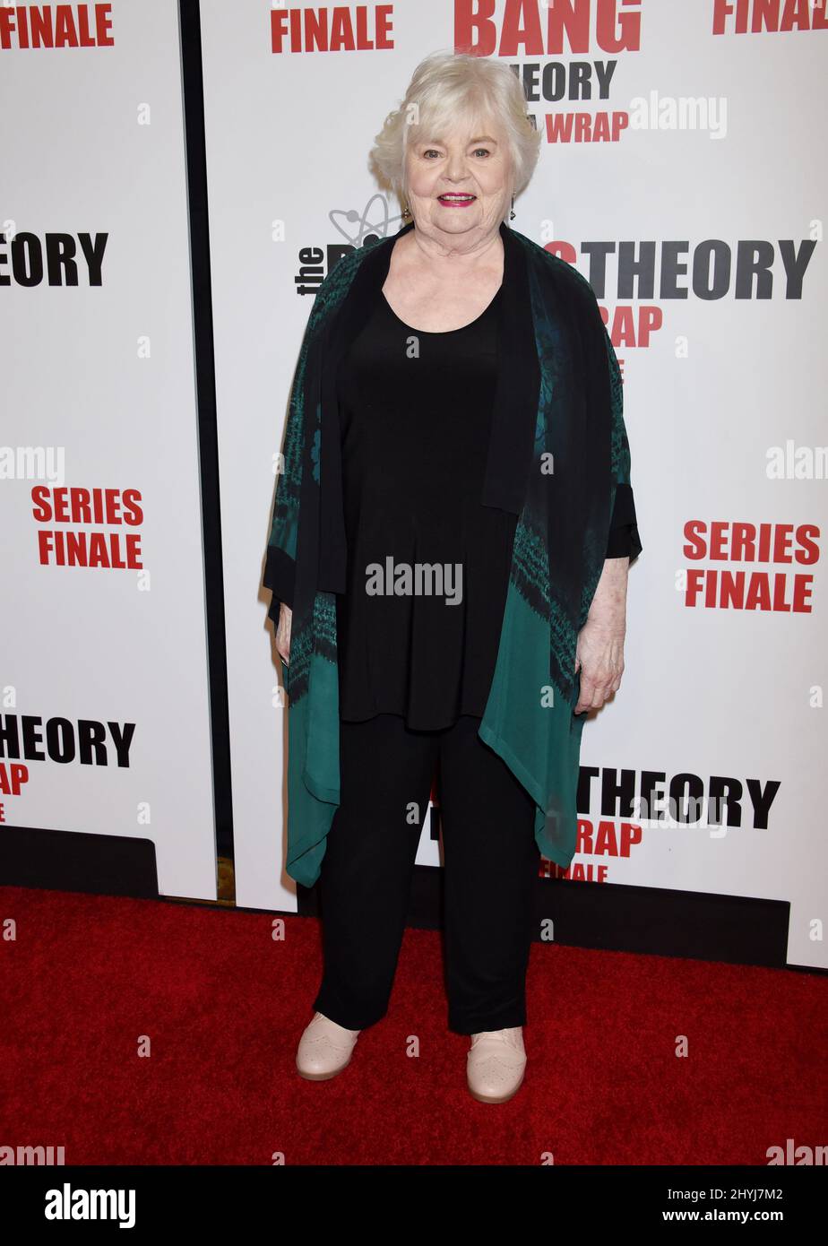 June Squibb attending the Big Bang Theory Series Finale Party, held at ...