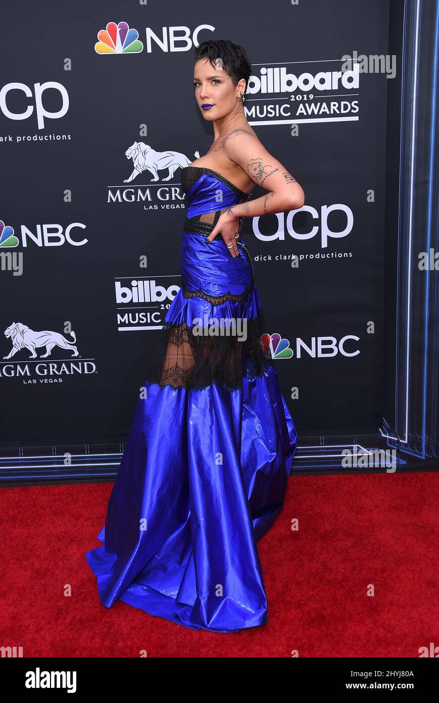 Halsey attending the Billboard Music Awards 2019 at the MGM Grand ...