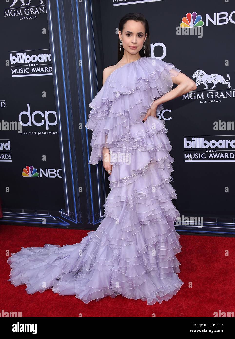 Sofia Carson attending the Billboard Music Awards 2019 held at the MGM Grand Garden Arena in Las ...