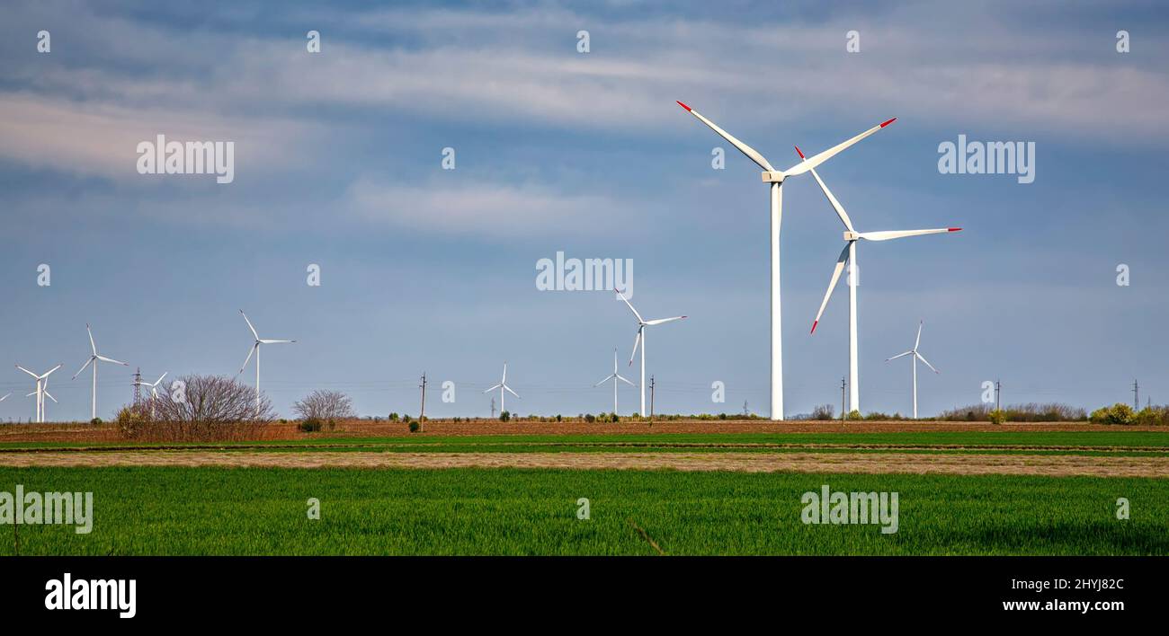 Wind turbine vector hi-res stock photography and images - Alamy